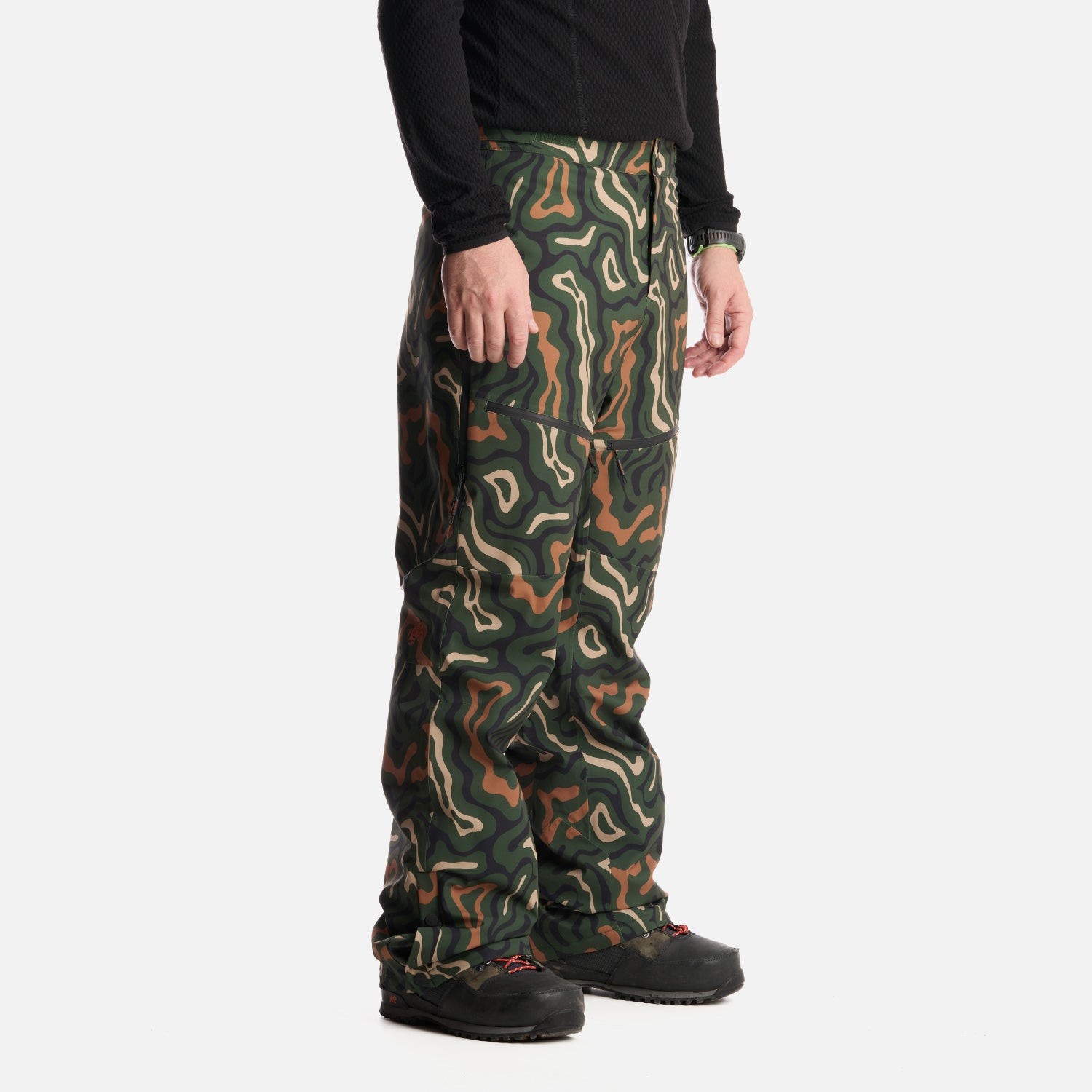 Pantalon Hombre Kunk Print Verde Militar Haka Honu – HakaHonu