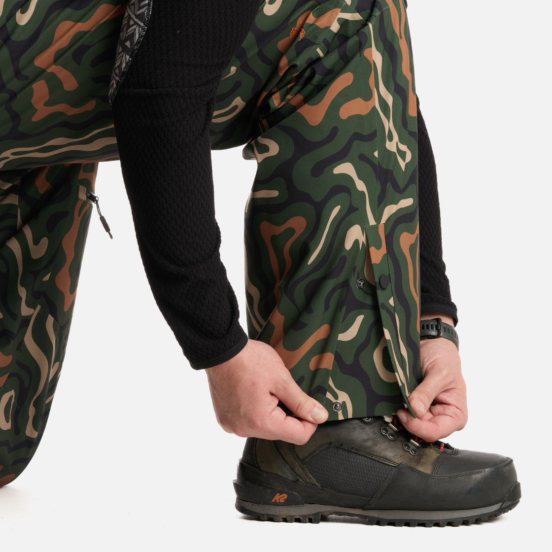 Pantalon Hombre Kunk Print Verde Militar Haka Honu – HakaHonu